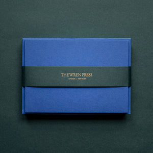 Sapphire Blue Notecards, Set of 10 | The Wren Press, Mayfair