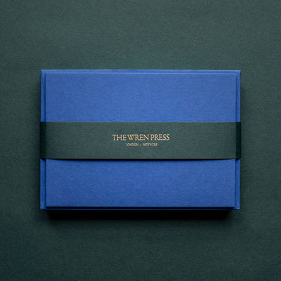 Sapphire Blue Notecards, Set of 10 | The Wren Press, Mayfair